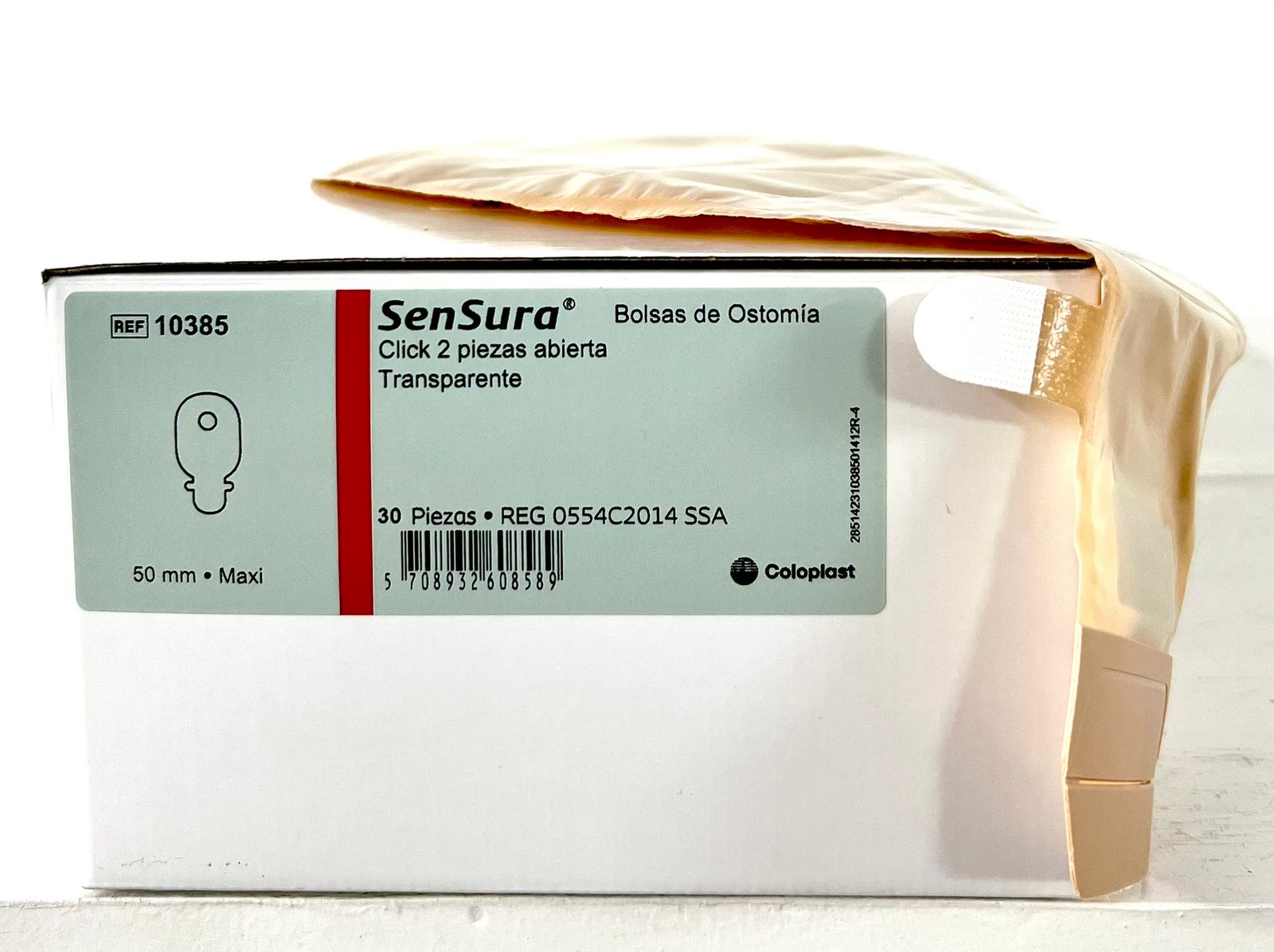 SenSura Bolsa Drenable Trasparente con Filtro y Sistema de Cierre ...
