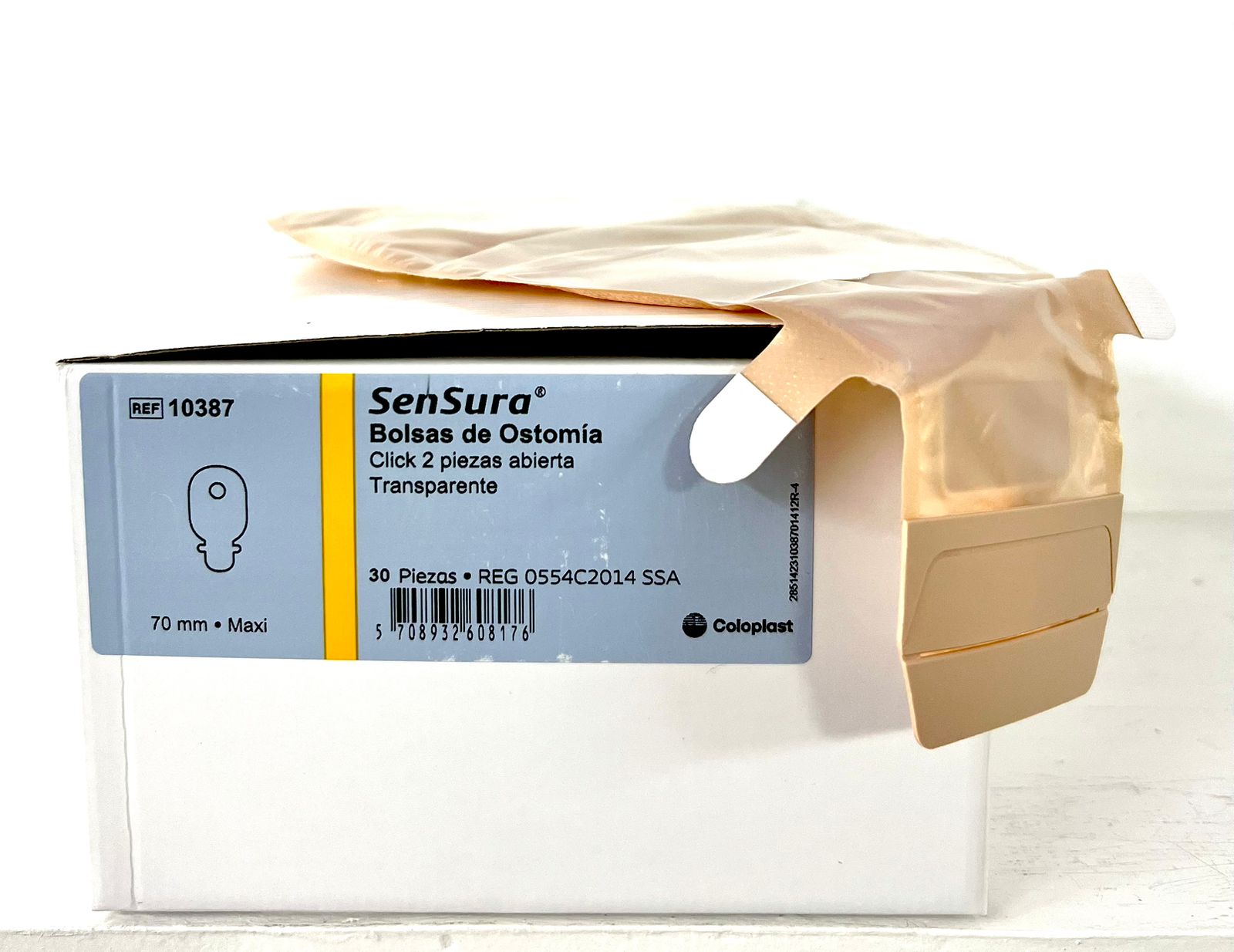 SenSura Bolsa Drenable Trasparente con Filtro y Sistema de Cierre ...