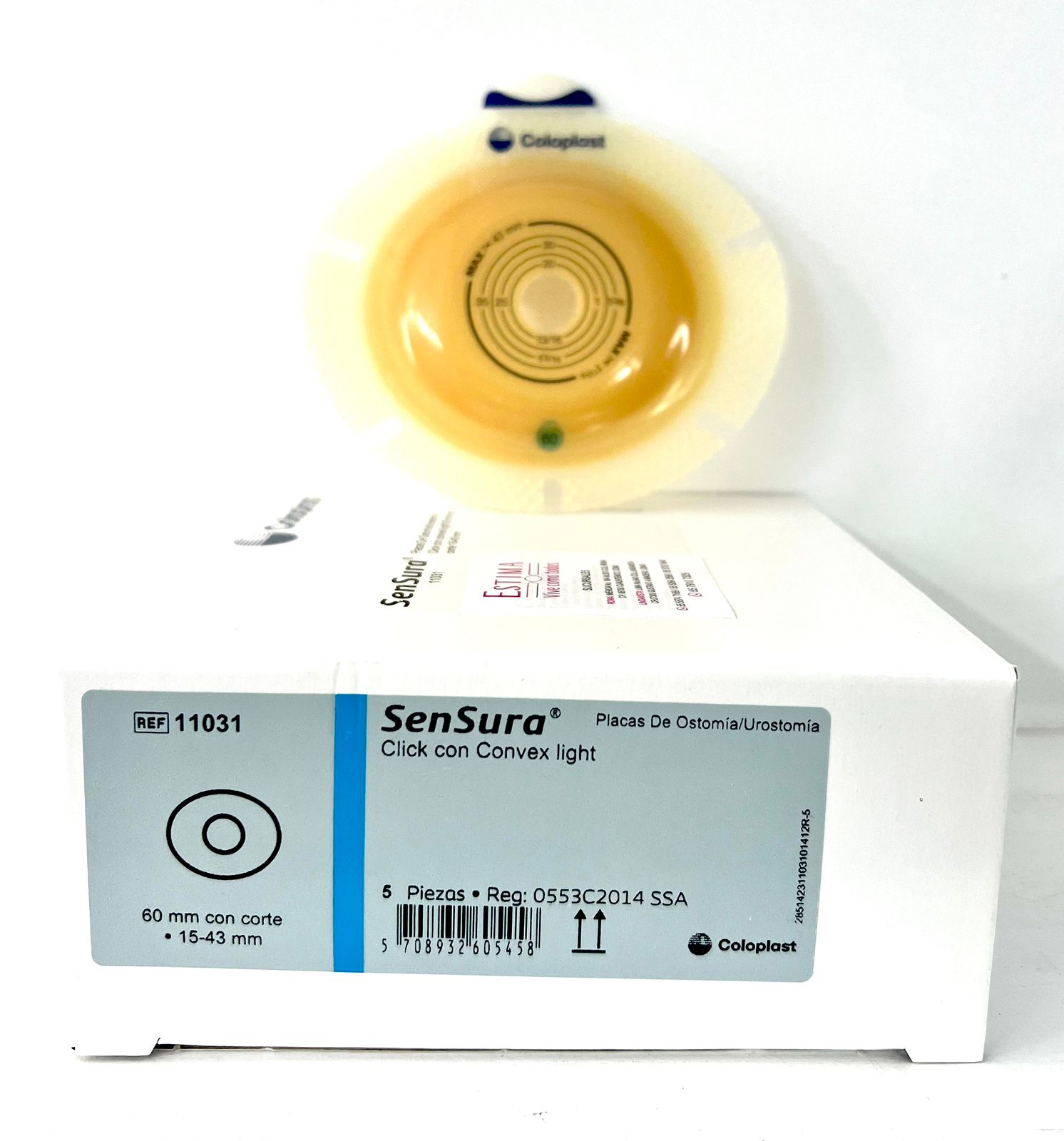 SenSura Barrera Convexa Light Recortable Coloplast - Estima